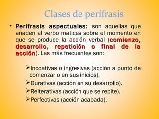 Las perífrasis verbales | PPT