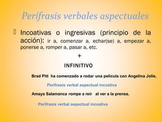 Las perífrasis verbales | PPT