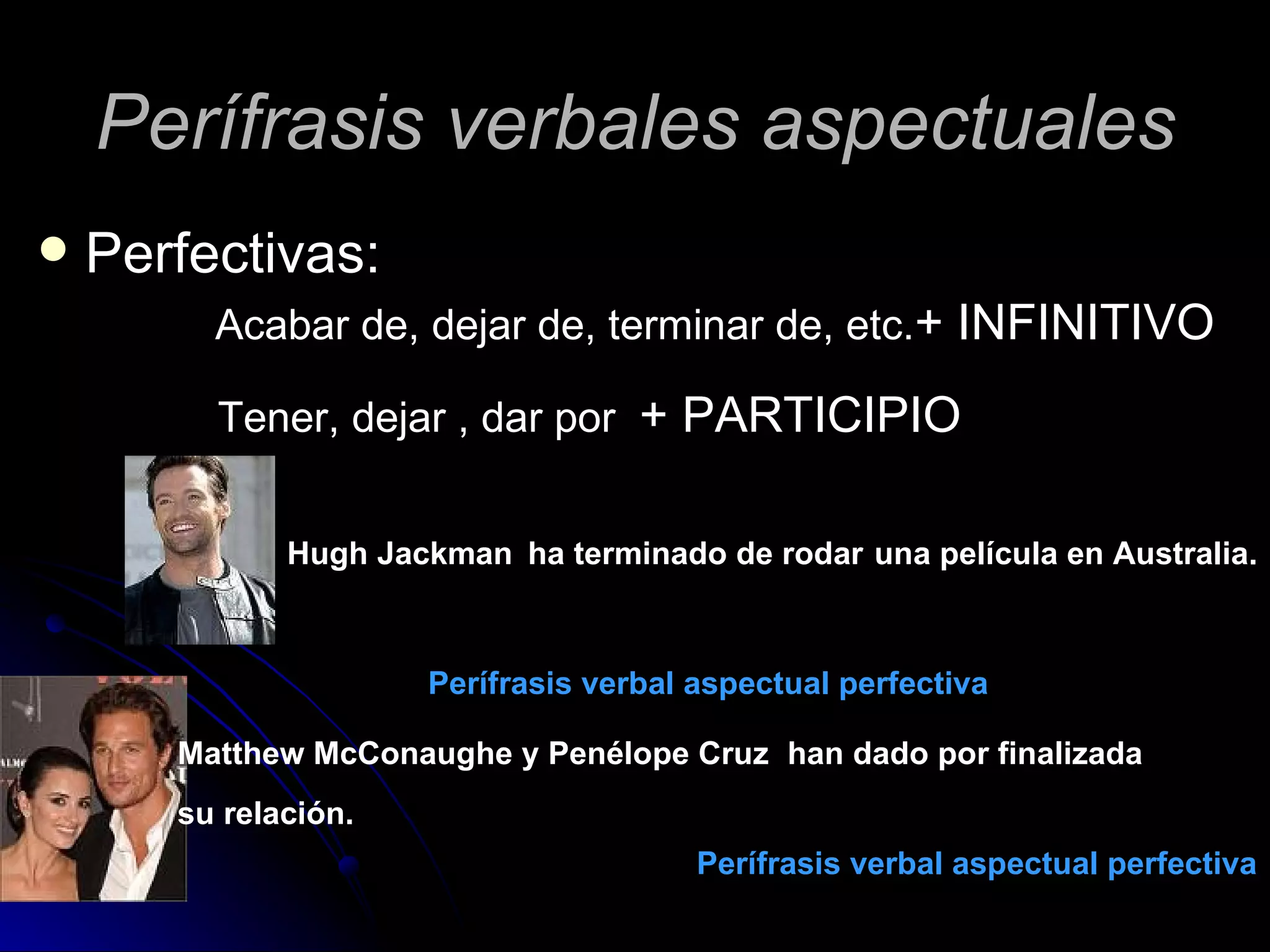 Las perifrasis verbales | PPT