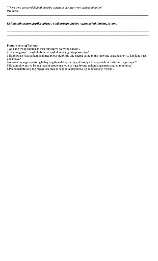 Las pilosopiya sa asya | PDF