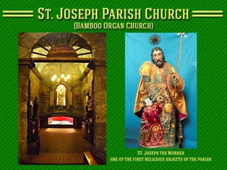 St. Joseph's Parish Church, Las Pinas, Philippines - Home of the Bamboo ...