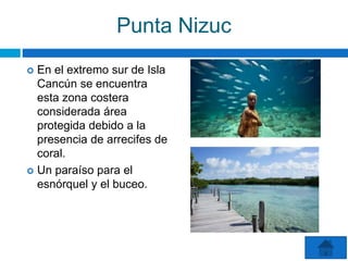Las playas de cancún | PPTX