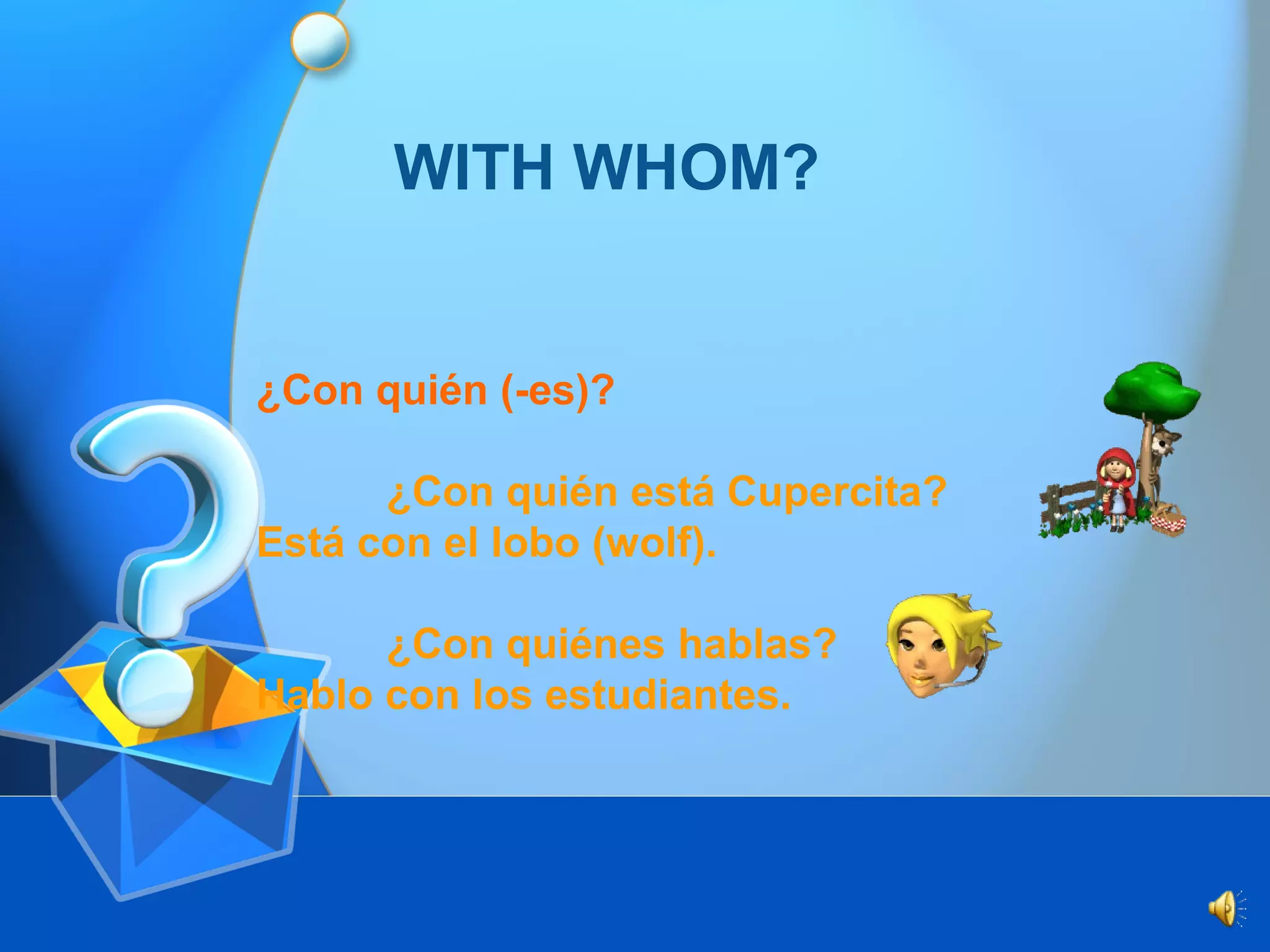 palabras interrogativas | PPT