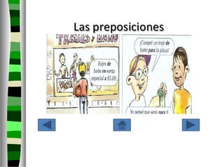 Las preposiciones | PPT