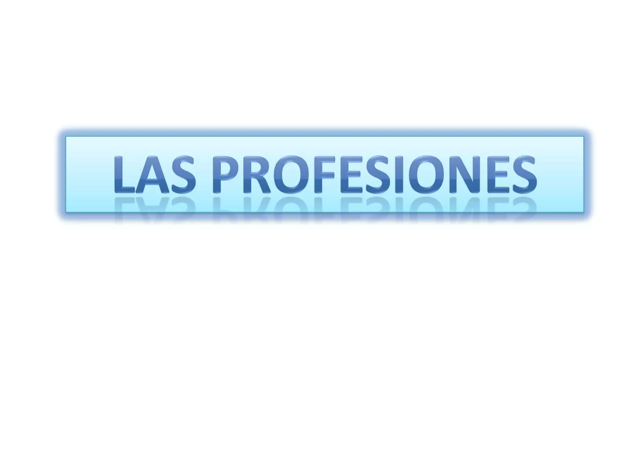 Las profesiones | PPT