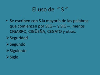 Las reglas ortográficas1 | PPSX