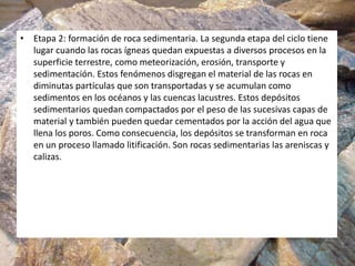 Las rocas | PPTX | Geology | Science