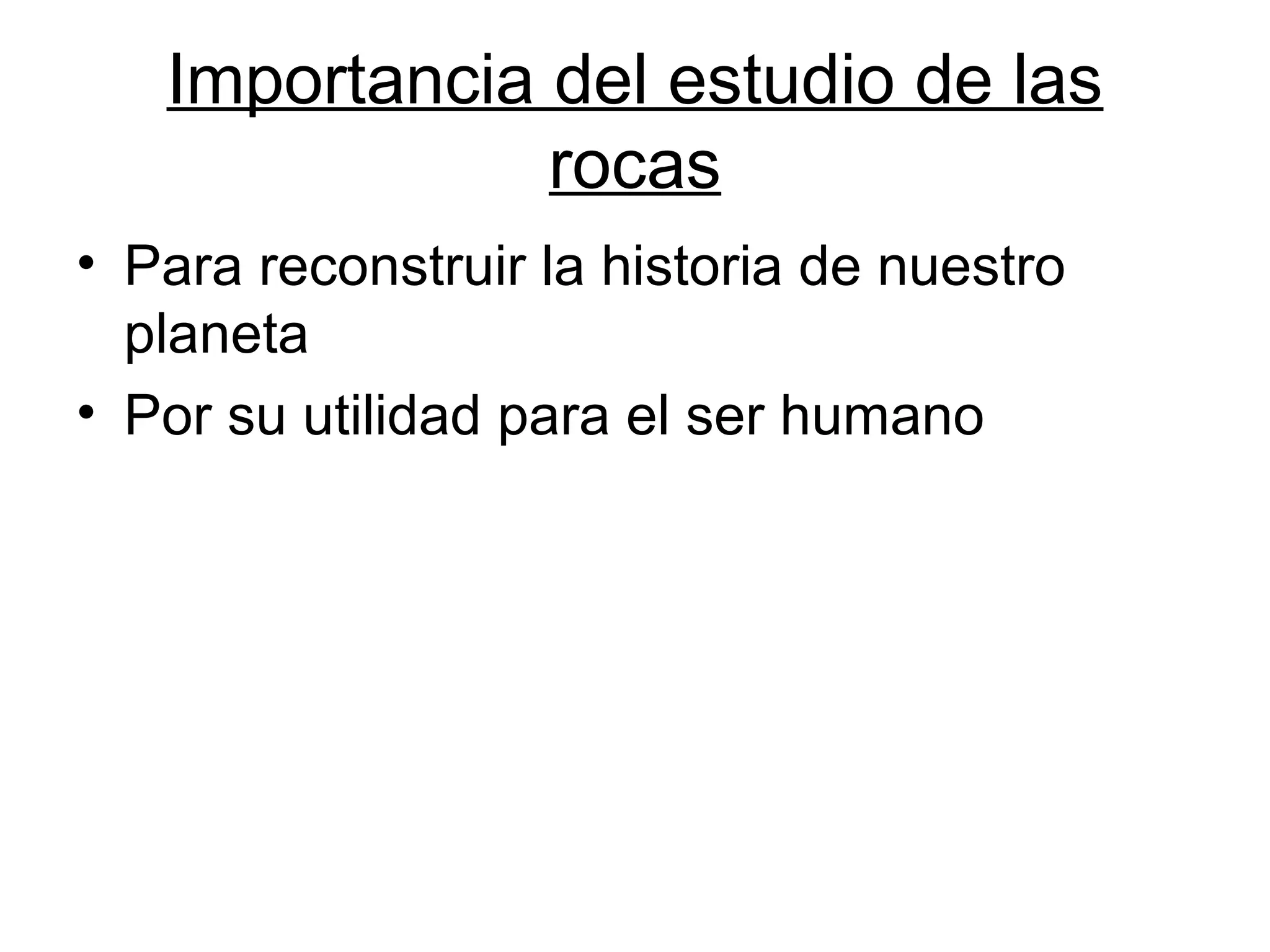 Las rocas. ciclo litológico | PPT
