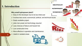 Final year project proposal on feasibility study of small hydro power ...