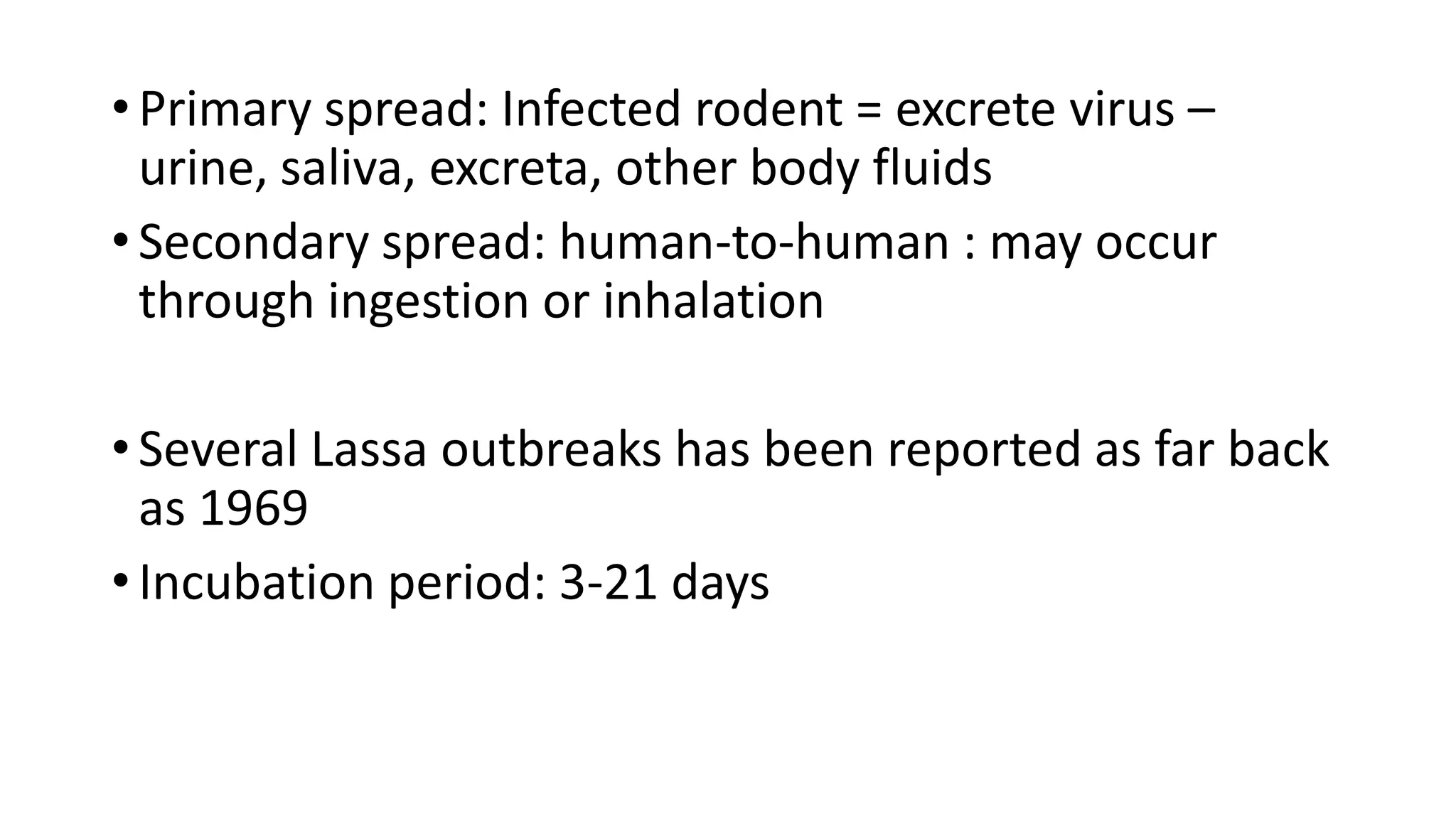 Lassa fever by Dr Afuye O.O. | PPT