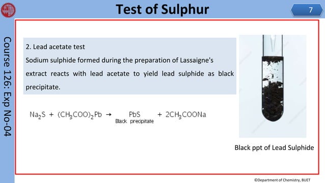 Lassainge test sessional-Final.pptx | Chemistry | Science