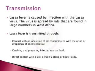 Lassa presentation | PPTX