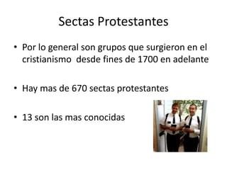 Las sectas protestantes | PPTX