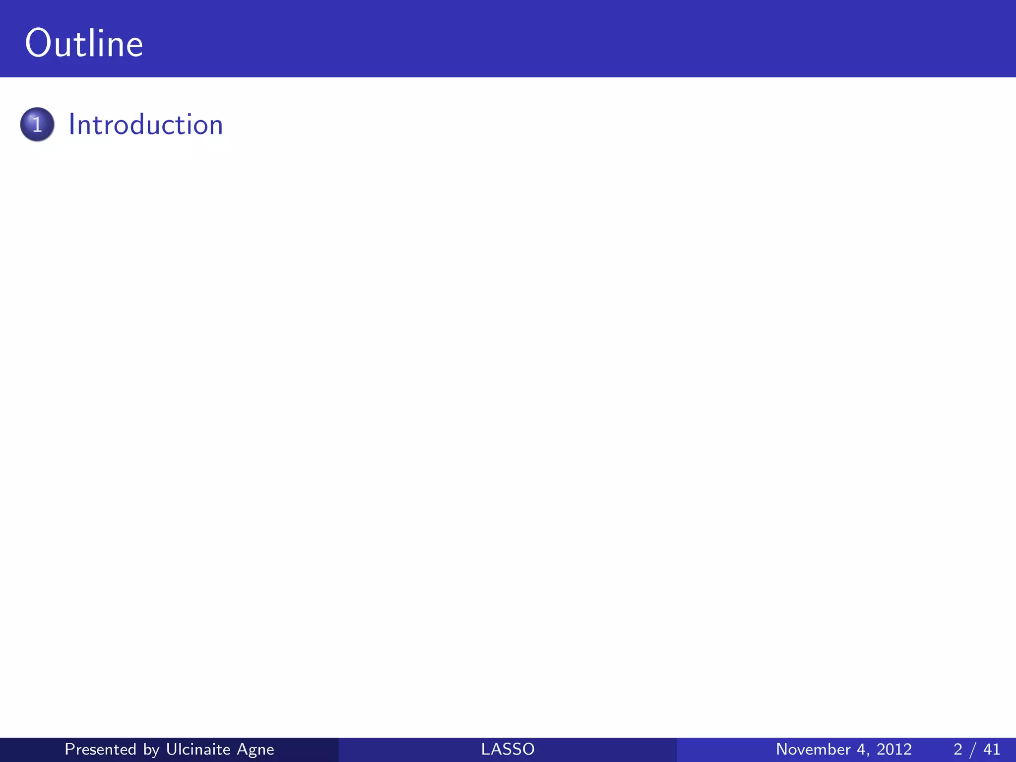 Reading the Lasso 1996 paper by Robert Tibshirani | PDF