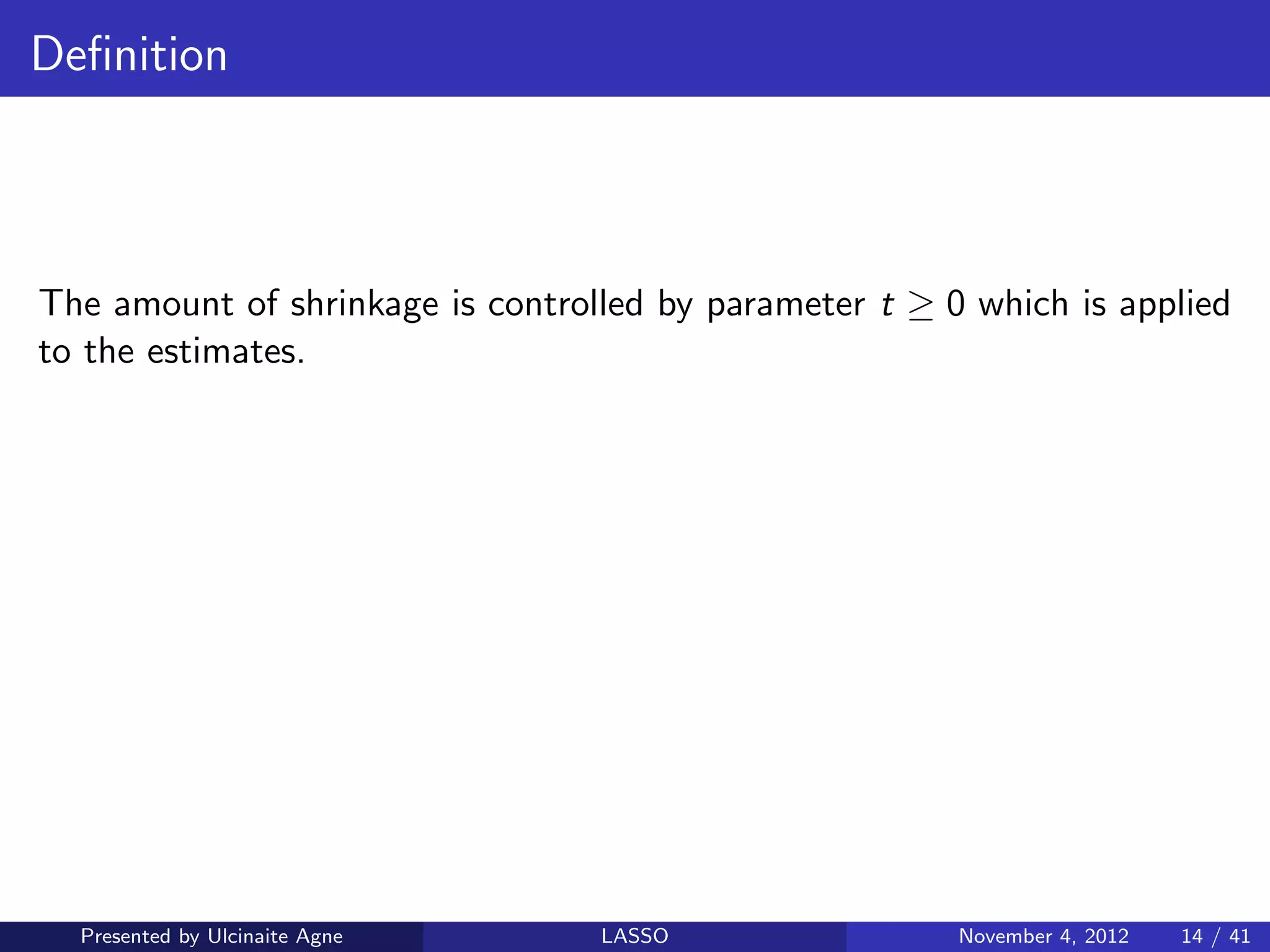 Reading the Lasso 1996 paper by Robert Tibshirani | PDF