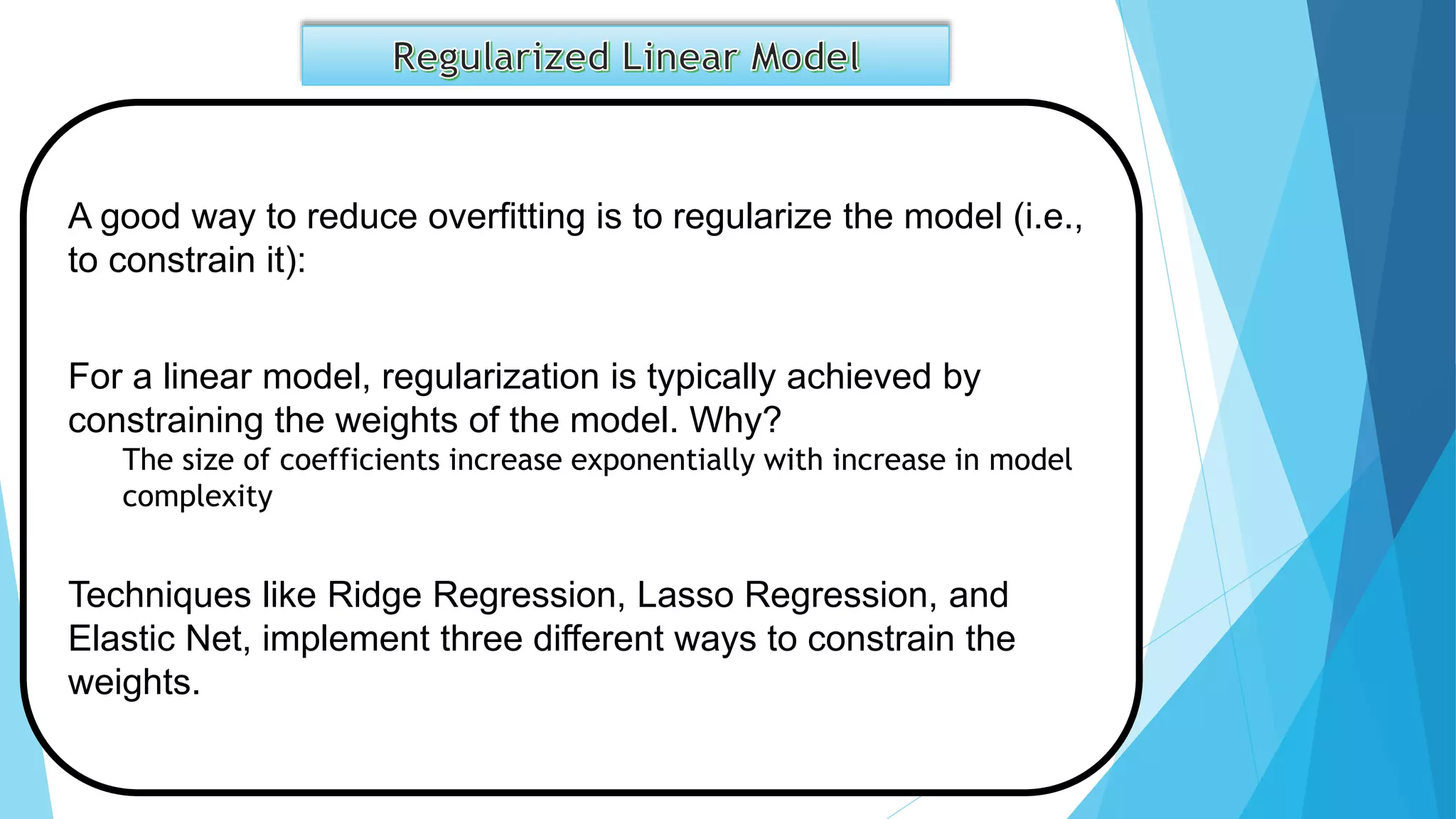 Lasso and ridge regression | PPSX