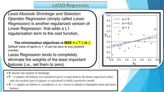 Lasso and ridge regression | PPSX