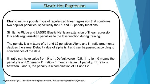 Lasso and ridge regression | PPSX | Technology & Computing