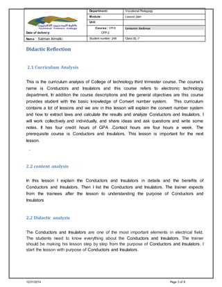 Lasson plan | DOCX