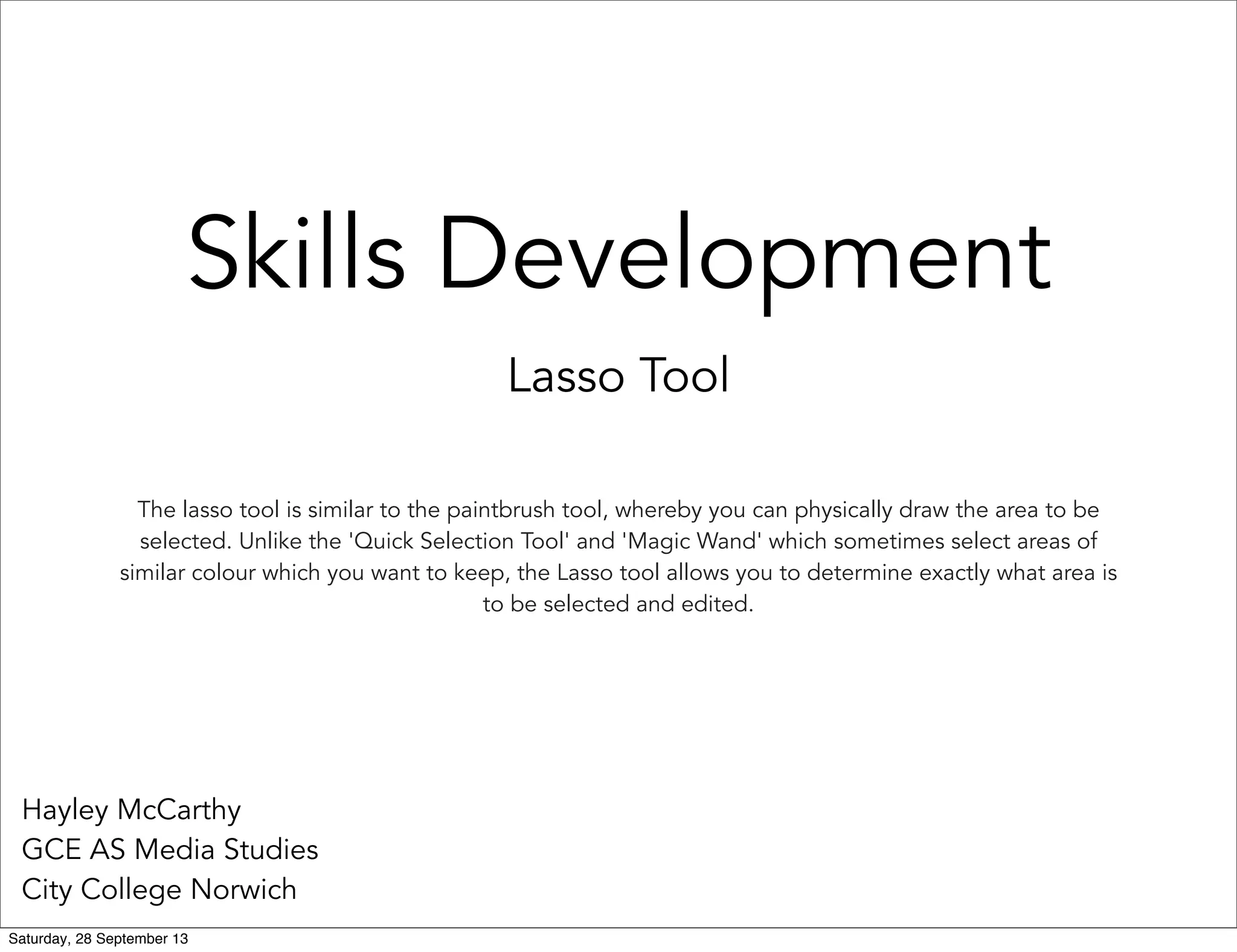 Lasso tool | PDF | Photo Editing Software | Computer Software and ...