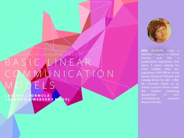 Basic Linear Communication Models: Lasswell, Shannon and Weaver | PPT