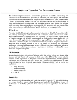 Project Proposal | PDF