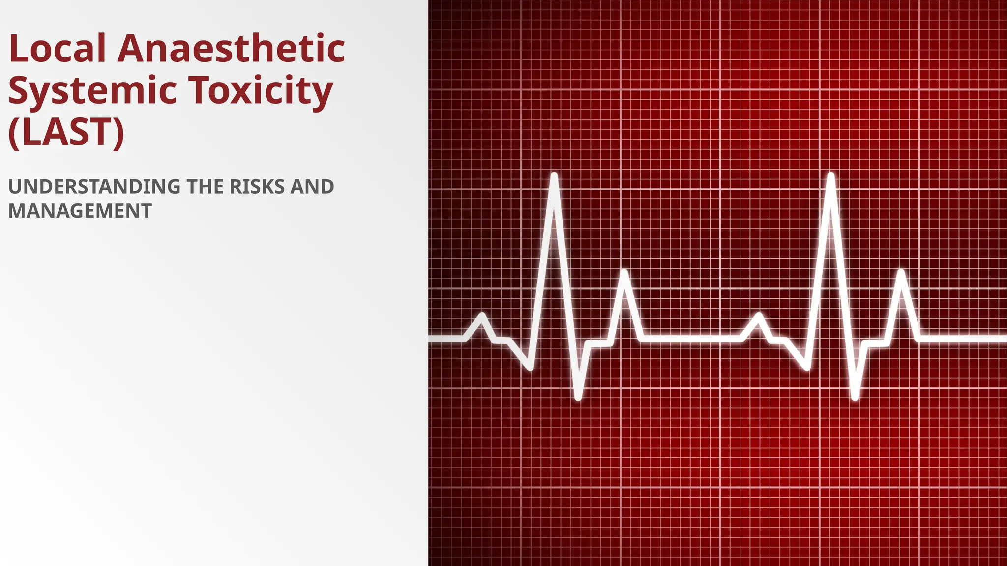 LAST local anaesthetic systemic toxicity | PPTX