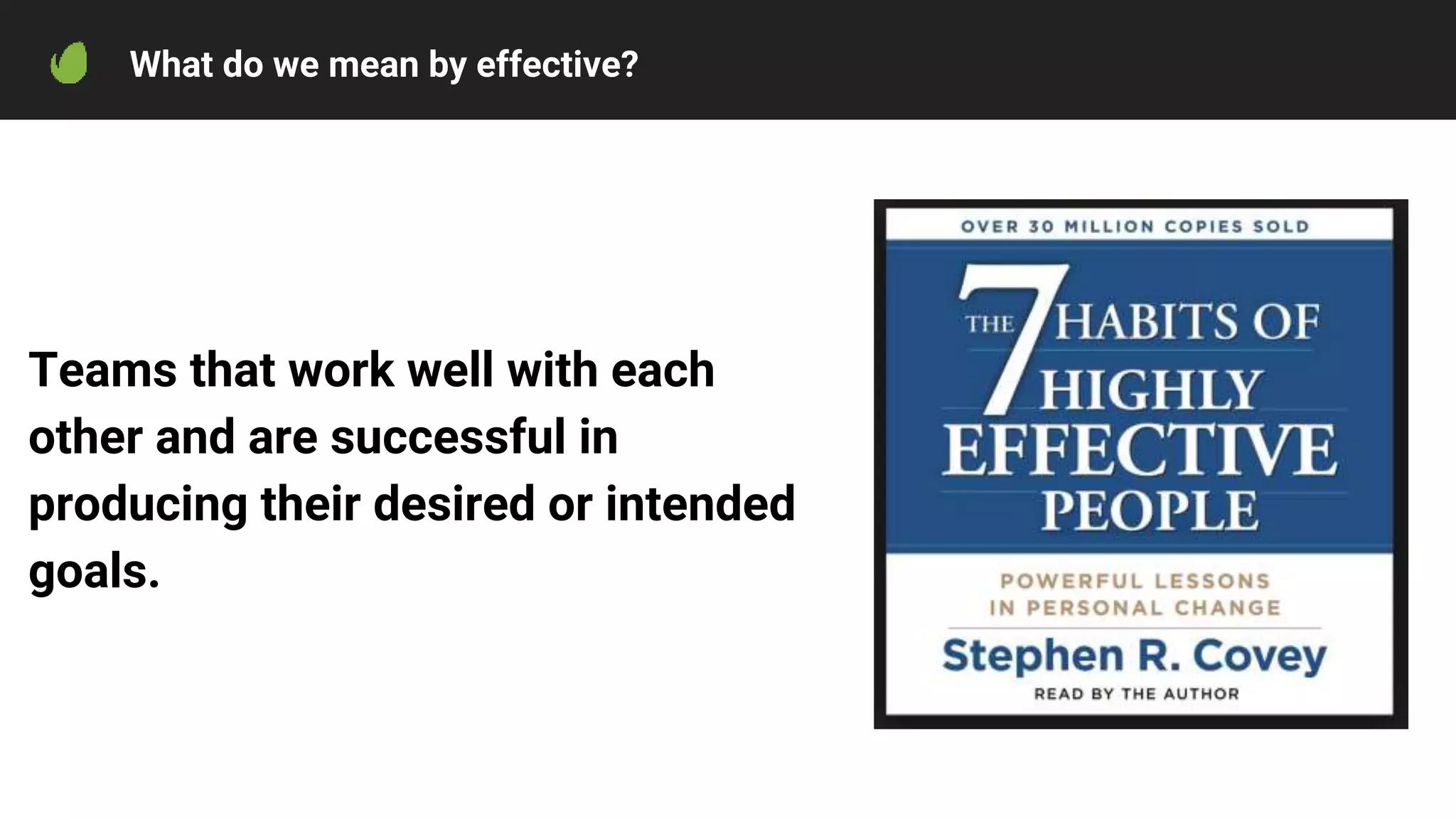 7 Habits of Highly Effective Teams | PPTX