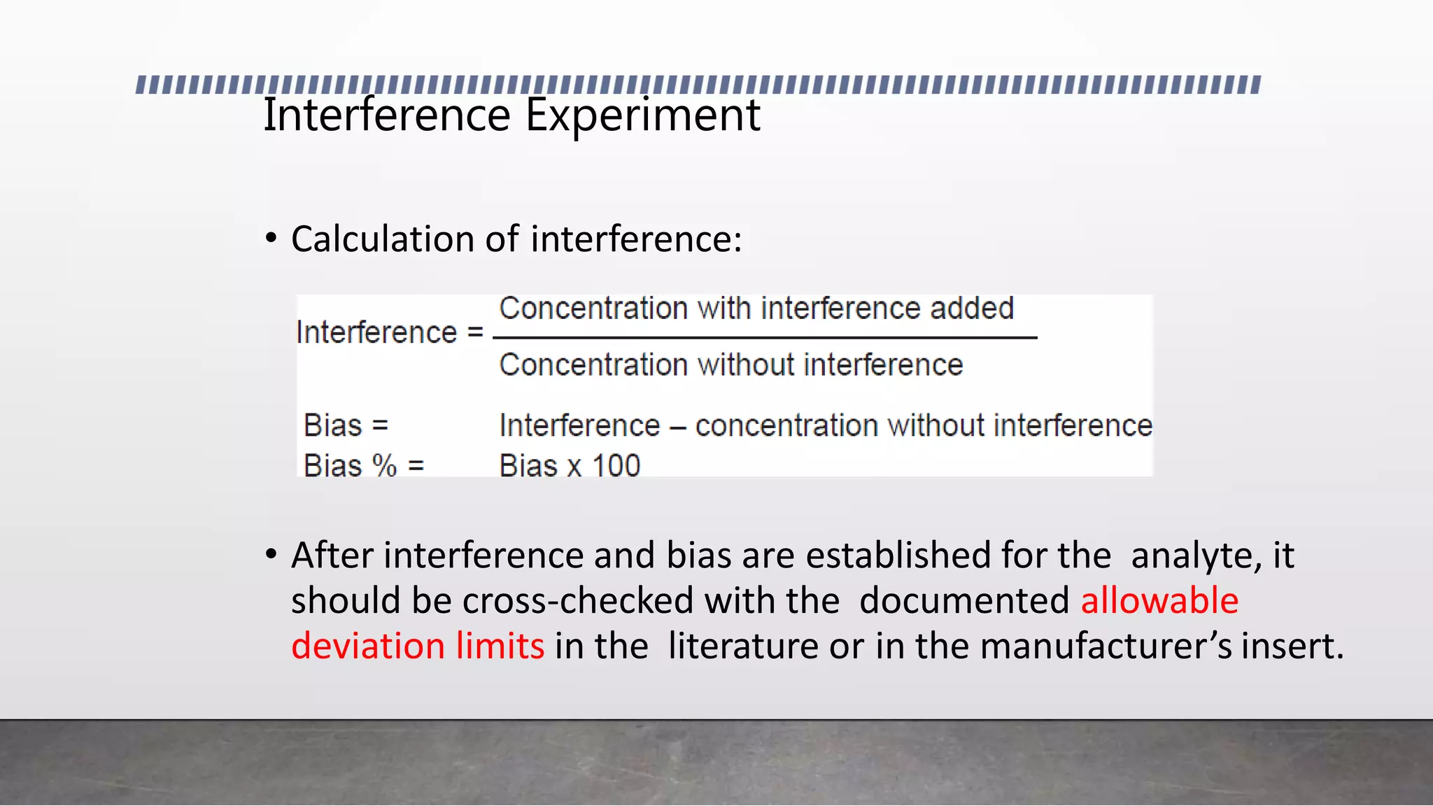 Interferences in clinical assay | PPTX