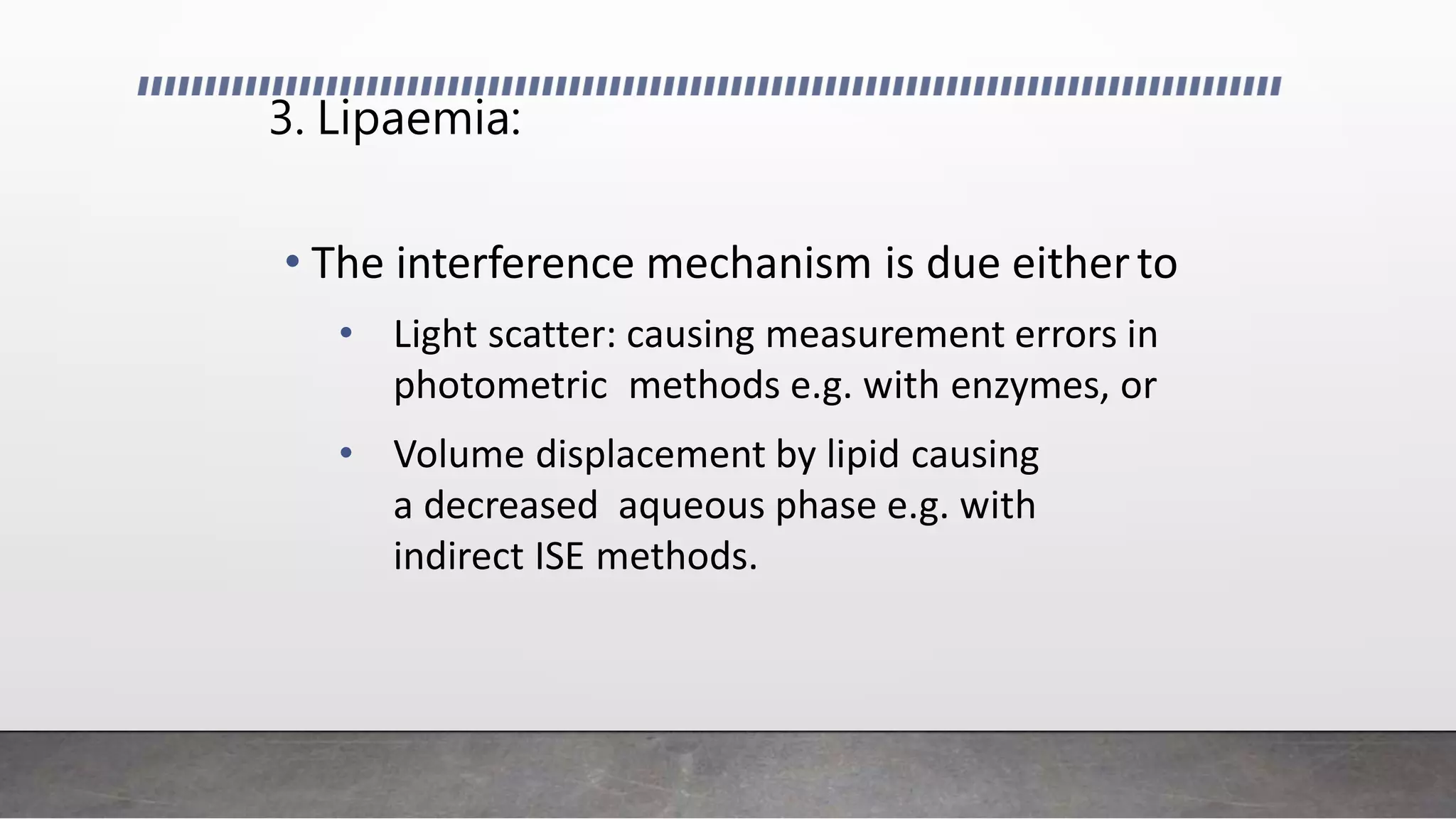 Interferences in clinical assay | PPTX