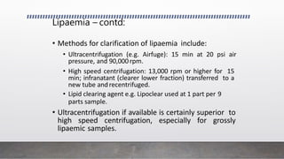 Interferences in clinical assay | PPTX