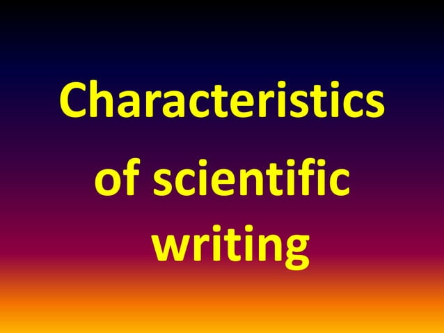Scientific Writing - Basic Skills and Tools | PDF
