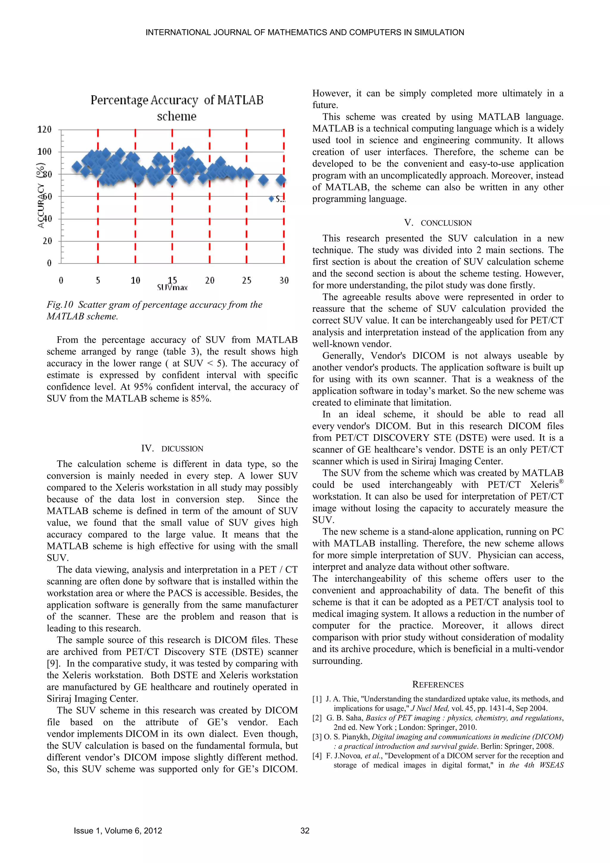 A new Standard Uptake Values (SUV) Calculation based on Pixel Intensity Values | PDF