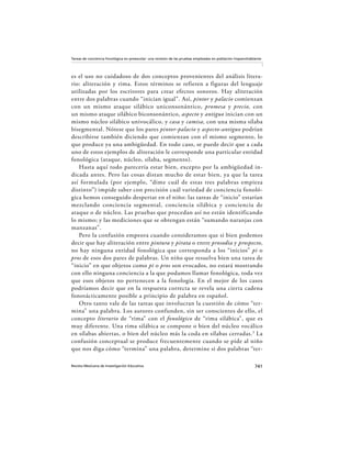 Las tareas de conciencia fonológica en preescolar una revisión de las ...