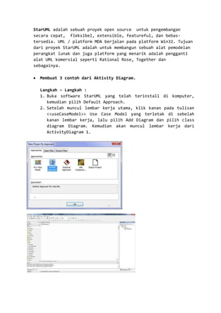 La star uml class diagram | PDF