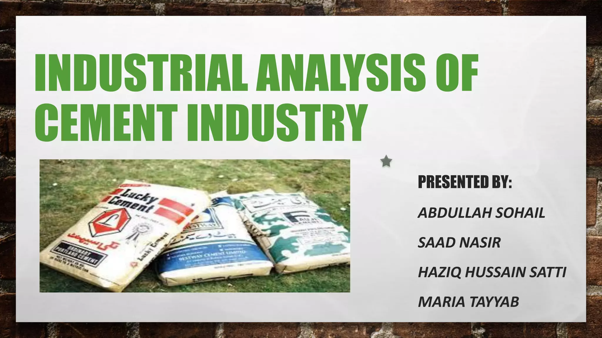 Analysis of Pakistan cement industry 2019 | PDF
