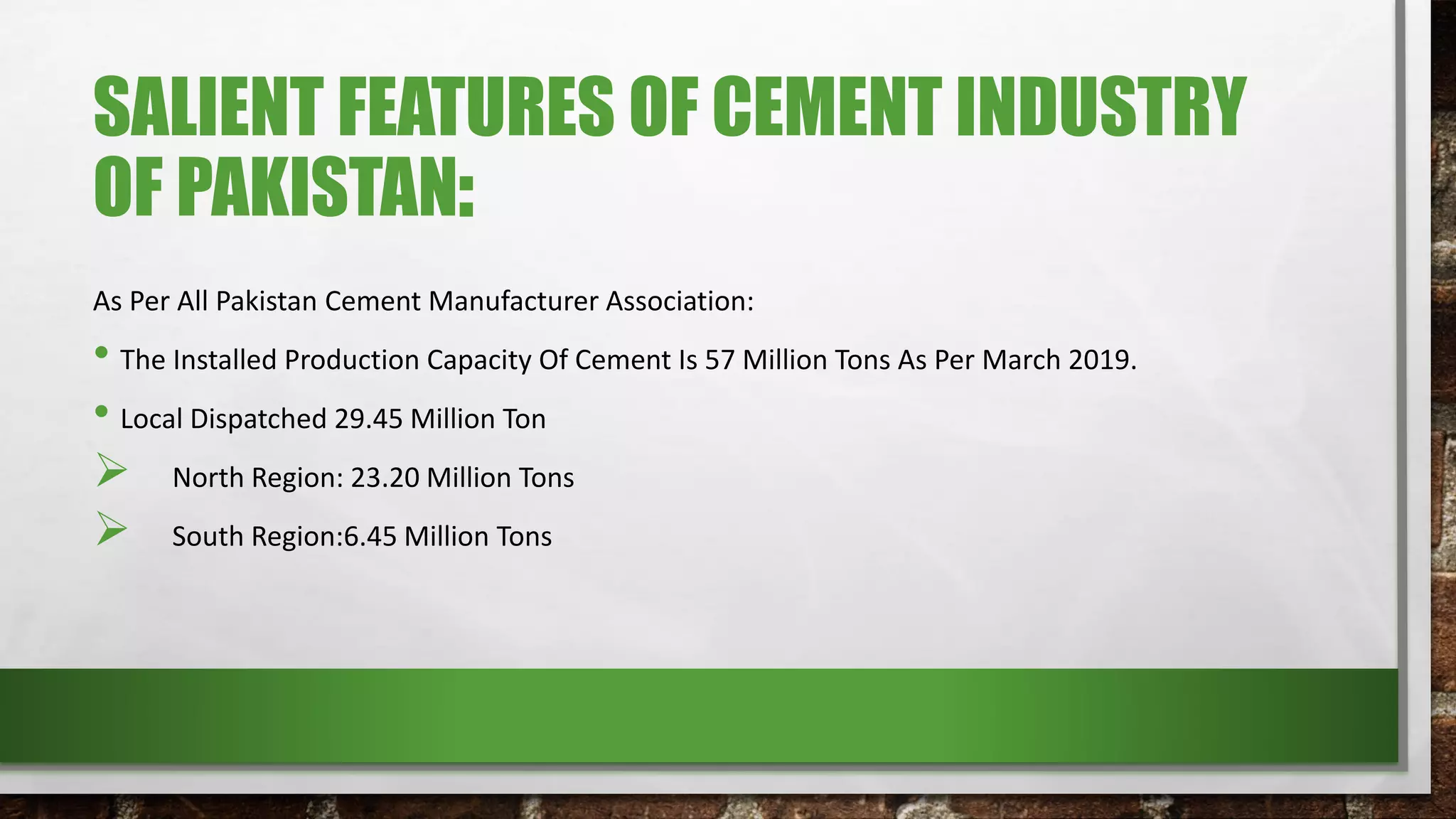 Analysis of Pakistan cement industry 2019 | PDF