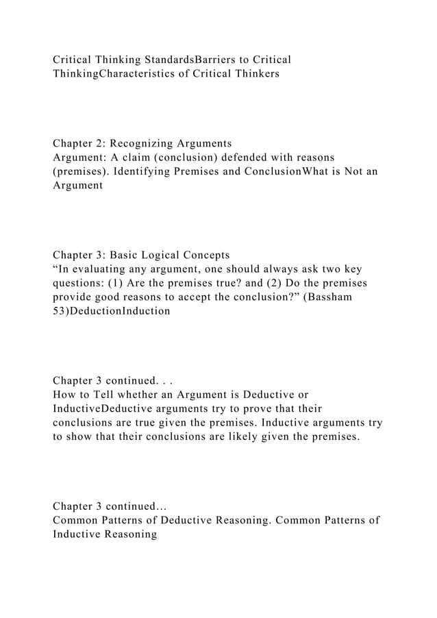 Last Class FINAL EXAM!!!Critical ReasoningP.docx