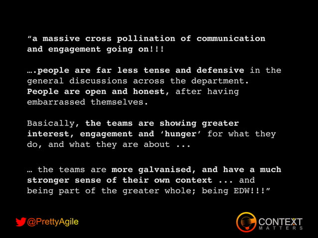 From Teams to Tribes: Creating a One Team culture | PPT