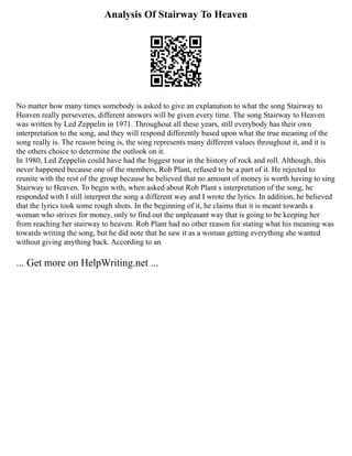 Last Day Of School - GCSE English - Marked By Teachers. | PDF