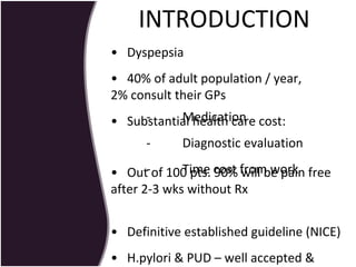 an Approach to Dyspepsia | PPT