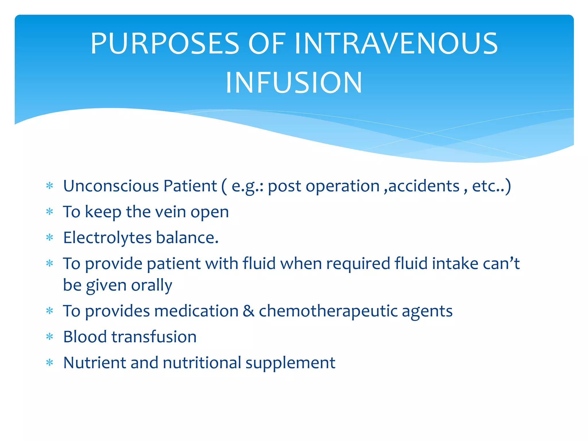 intravenous infusion therapy | PPTX