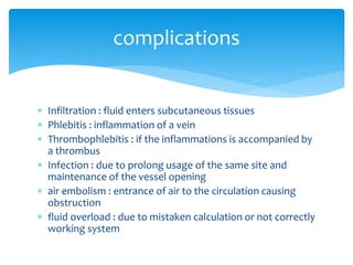 intravenous infusion therapy | PPTX