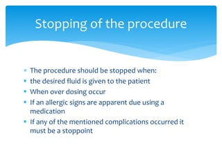intravenous infusion therapy | PPTX