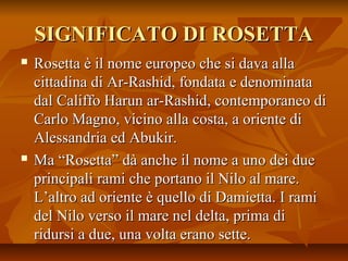 La stele di rosetta 1 ii | PPT