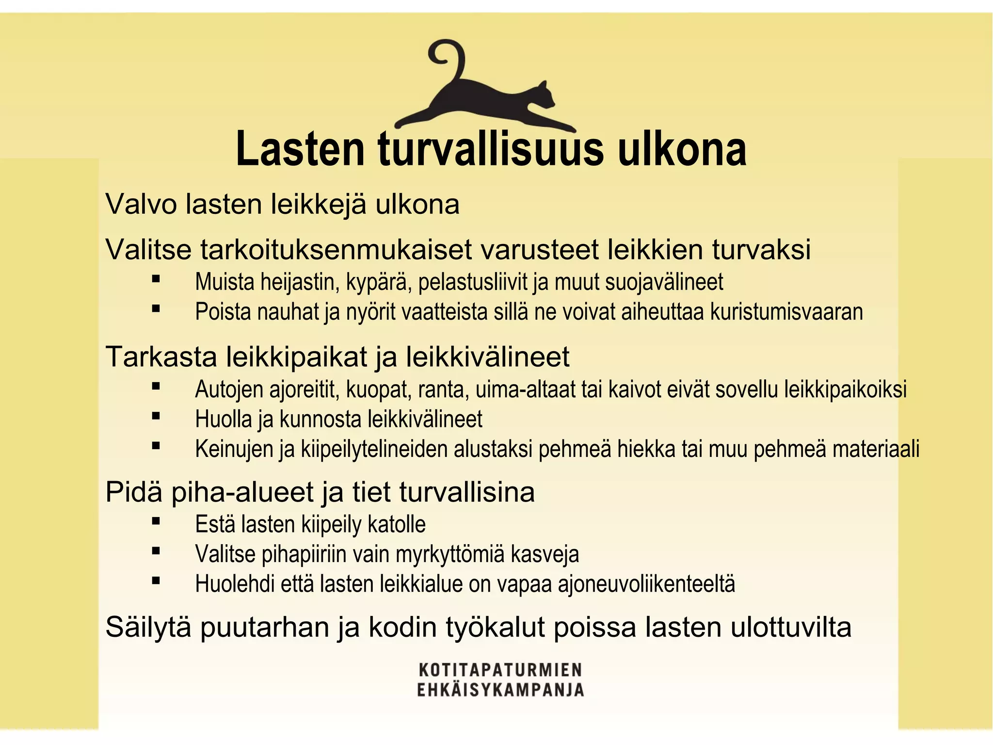Lasten tapaturmat | PPT