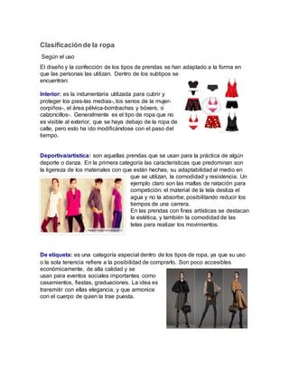 historia de la ropa | DOCX