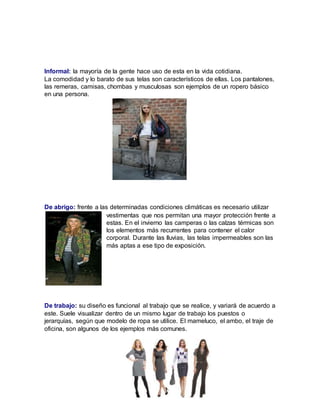historia de la ropa | DOCX