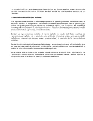 Las teorías implícitas (puntos) | DOCX