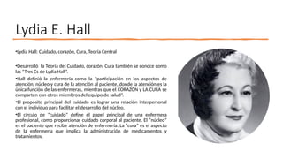 LAS TEORICAS EN ENFERMERIA PRIMER SEMESTRE | PPTX